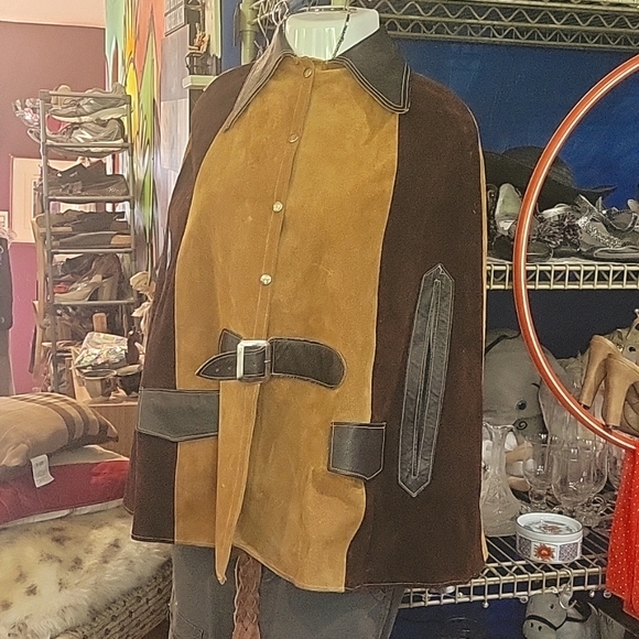 Jackets & Coats | Leather Poncho | Poshmark